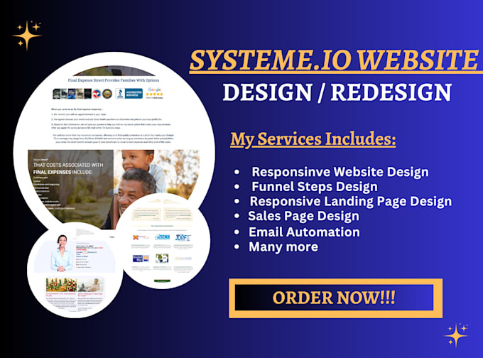 Create responsive system io landing page in system io sales funnel ...