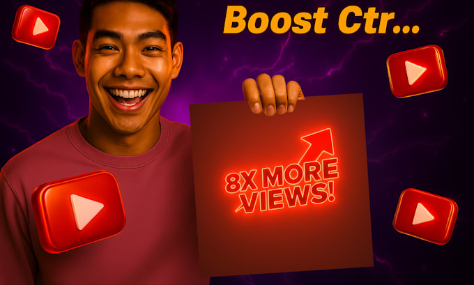 Create high converting clickbait attractive youtube thumbnail in 3hr by ...
