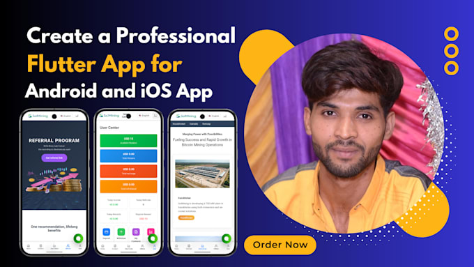 Build a professional flutter app for android and ios by Mzeeshan7261 ...