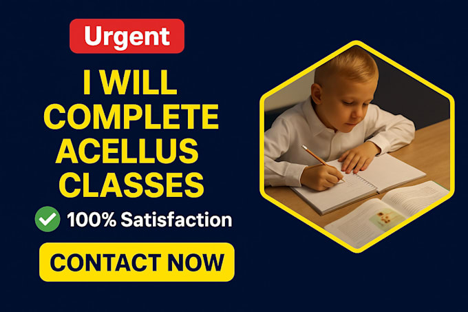 Complete your acellus classes by Rubnawaz7 | Fiverr