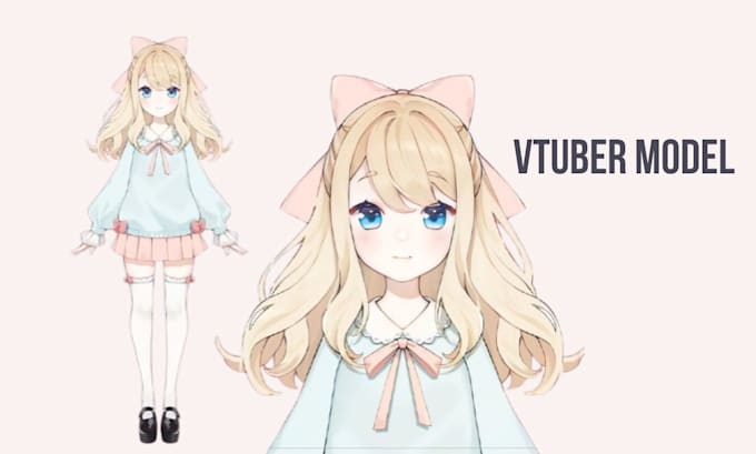Draw vtuber live2d model 3d vtuber model live2d rig 3d chibi 3d avatar ...