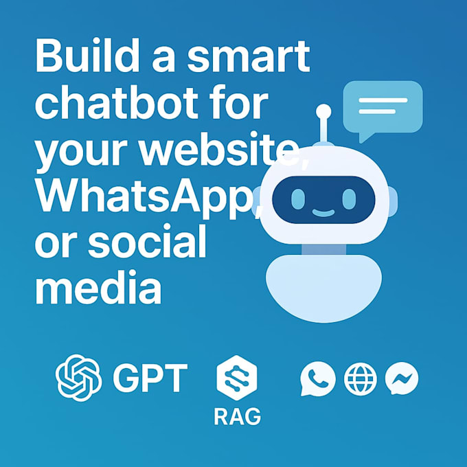 Build gpt chatbots for website and whatsapp by Zaryabzorro | Fiverr