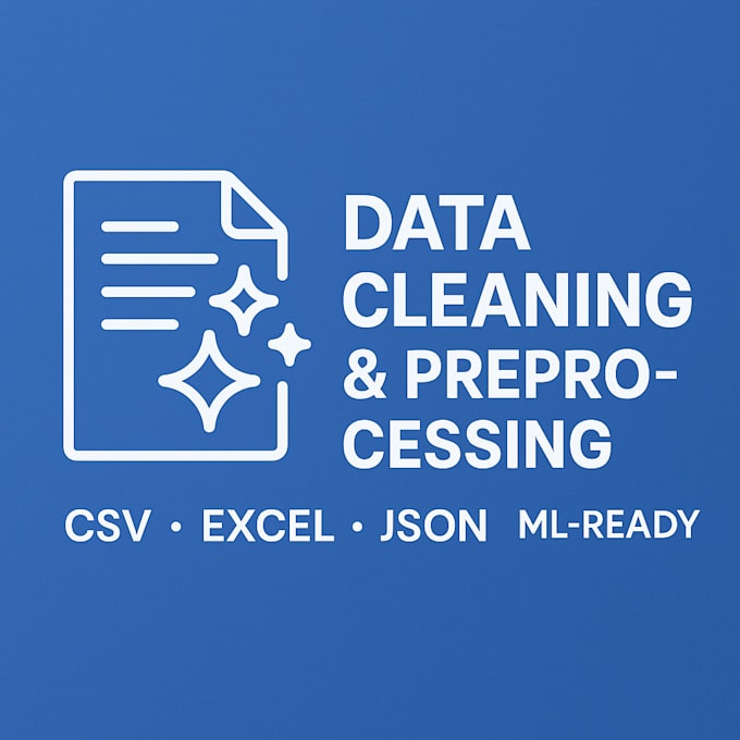 Clean and preprocess your data by Roman_safranko | Fiverr