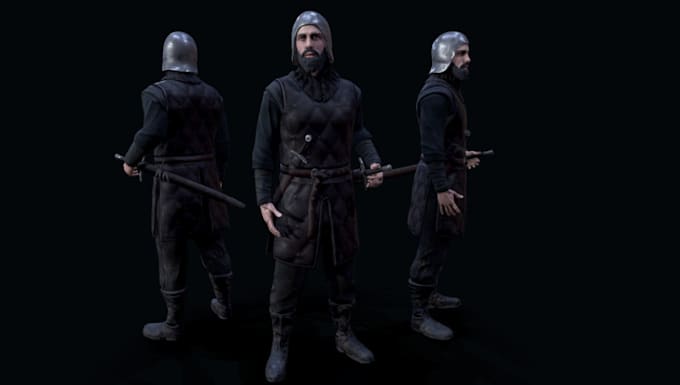 3d game character model with blender,ue5 for printing,games,films and ...