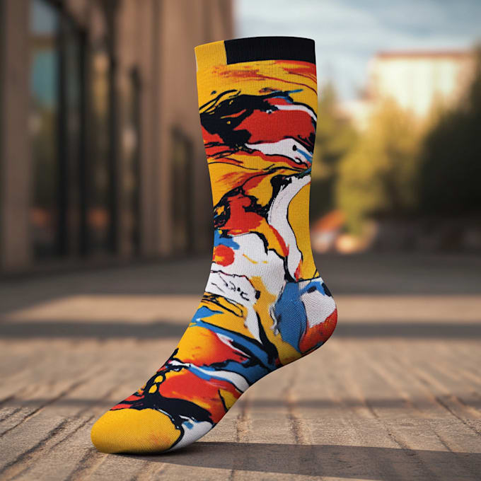 Draw a creative socks unique sock design for you by Jaslene366 | Fiverr