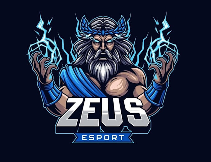 Create modern unique zeus mascot logo design by Iconaootstudio | Fiverr