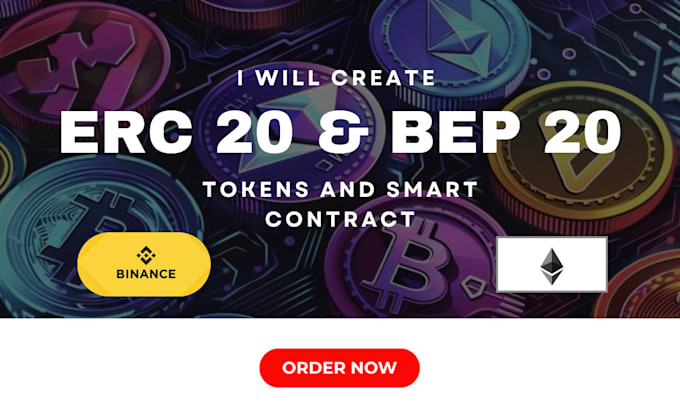 Create erc20, bep20, polygon custom tokens and smart contract by ...
