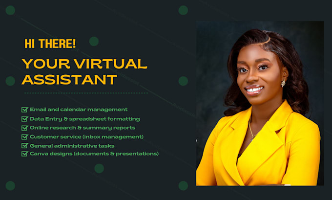 Be your reliable virtual assistant for admin, email, and data entry by Avidassist | Fiverr