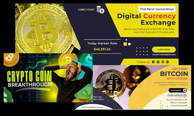 Design nft banner falvicon twitter banner opensea banner crypto banner ...
