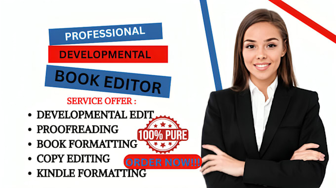 Proofread, developmental edit fantasy fiction novel, nonfiction book ...