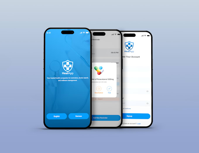 Design mobile app ui ux in figma with user flow by Khansaab55 | Fiverr