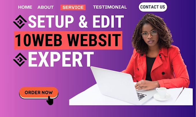 Setup 10web ai website, edit 10web website, design and redesign 10web io by Haliah_web | Fiverr