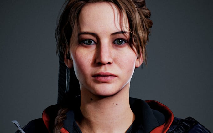 3d realistic character model for 3d game video daz 3d metahuman in unreal engine by Coleman_geed ...