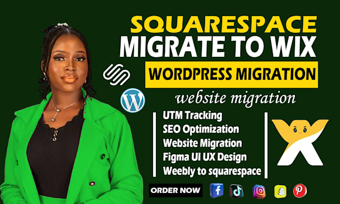 Convert, clone wix website, wix to wordpress fix wordpress issues, wix design by Azeezat_104 ...