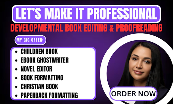 Do poetry editor, childrens book editing and formatting novel book proofreading by Ava_j2 | Fiverr
