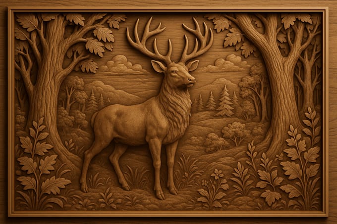 3d bas relief model laser engraving 3d printable model 3d wood carving ...