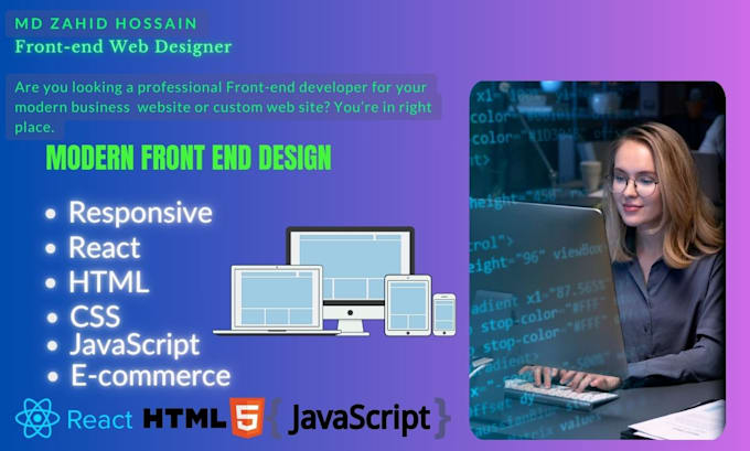 Develop a modern ecommerce website using react tailwind and api integration by Shahin724 | Fiverr