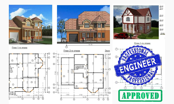 Deliver pe stamp structural drawing and site plan by licensed us ...