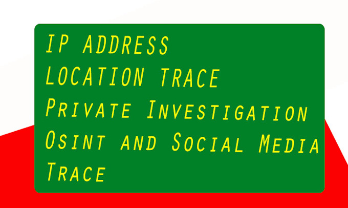 Track location ,ip track, ip address , find ip and person trace , ip trace by Dsfshgdtrjhtd | Fiverr