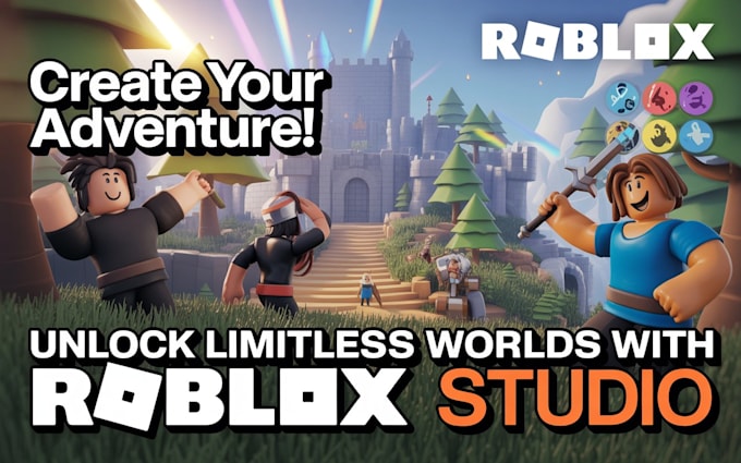 Build roblox full game creation, roblox obby map roblox game game development by Taylormorges ...