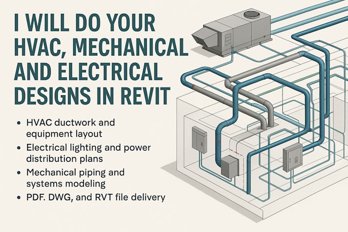 Do your hvac mechanical and electrical designs in revit by Mercyk_tutor ...