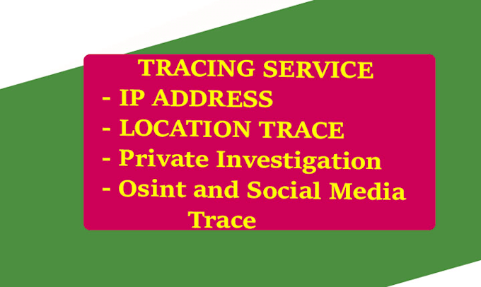 Track location ,ip track, ip address , find ip and person trace , ip trace by Sdgrshgr | Fiverr