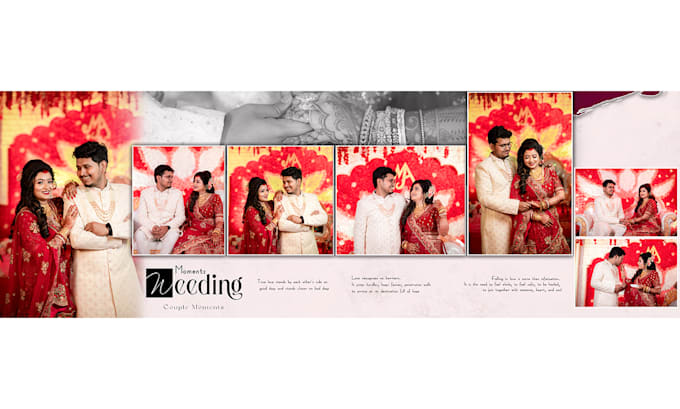 Professional and unique wedding album designs by Nileshpal_editz | Fiverr