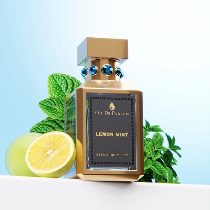 Create 3d perfume bottle, 3d fragrance, product rendering, 3d perfume ...