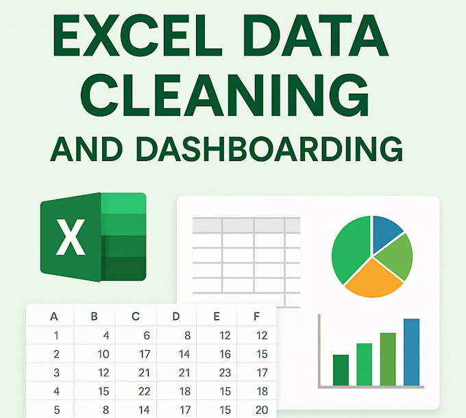 Clean, format, and analyze your excel data with dashboards by Vivekshukla_01 | Fiverr