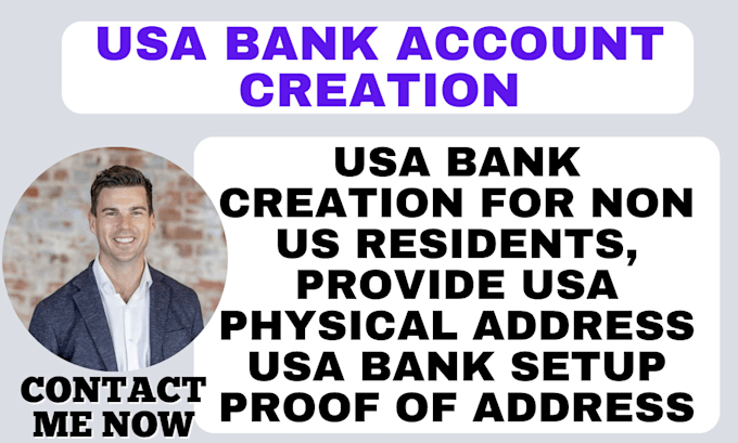 Create usa bank, usa physical bank creation for non us resident llc ...