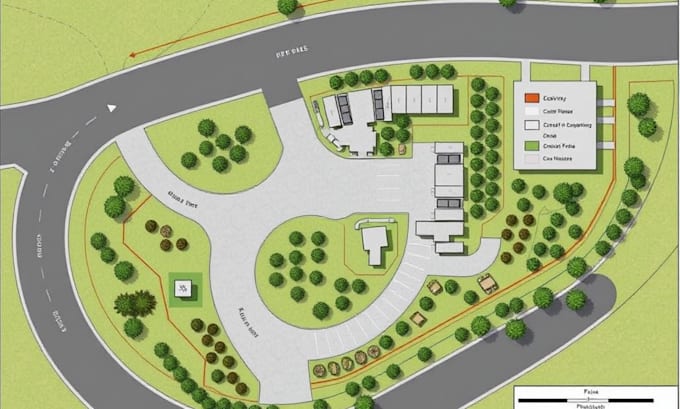 Draw driveway, parking layout, site plan, property map, grading plan pe ...