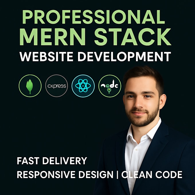 Do website development, develop custom website as mern full stack web ...