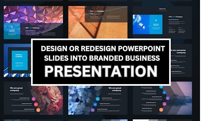 Create professional business slides with sleek powerpoint design by ...