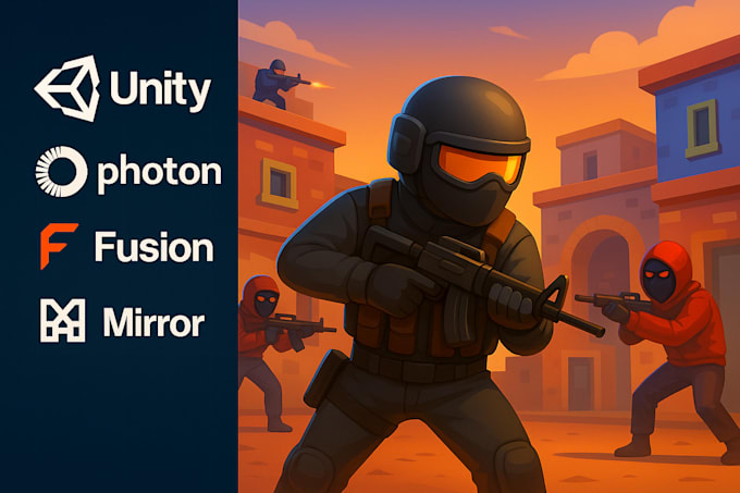 Develop unity multiplayer game using photon, fusion, mirror by Harisabdulla441 | Fiverr