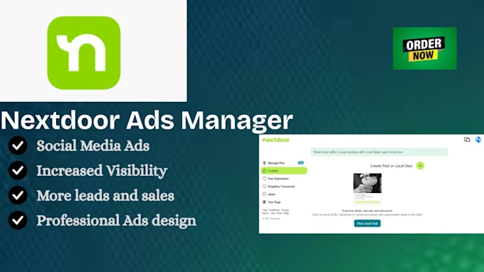 Create nextdoor ads that converts leads by Amad_nextdoor | Fiverr