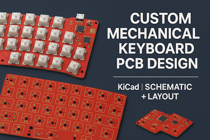 Design mechanical keyboard pcb casing pcb board enclosure electronic 3d ...