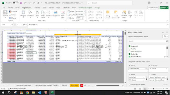 Build a custom excel dashboard or tracker for your business by Mariamroslan | Fiverr