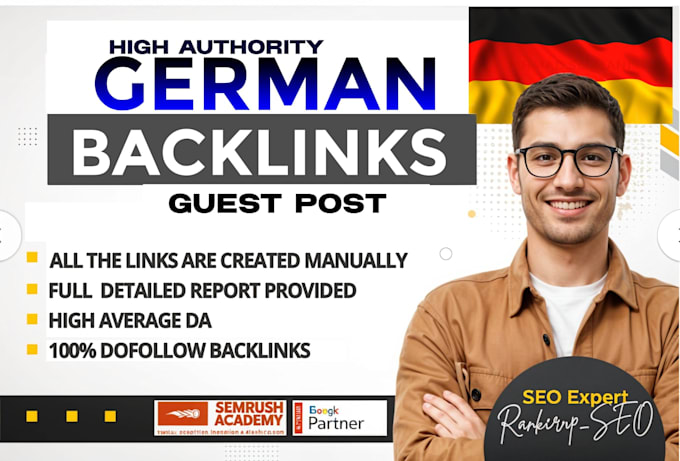 Build premium dofollow german guest post by high quality contextual ...