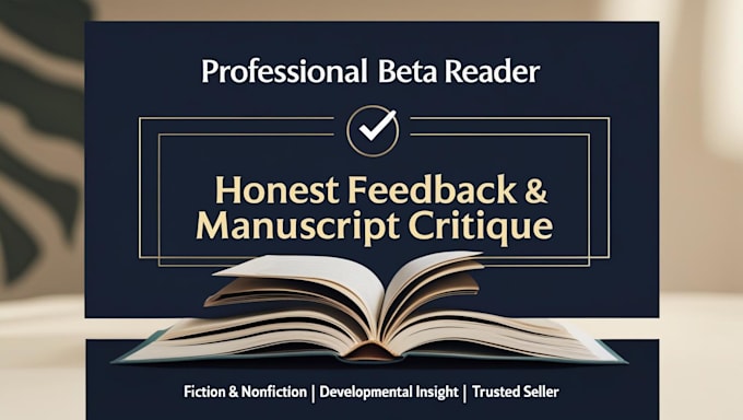Provide detailed beta reading and critique for your novel or manuscript ...