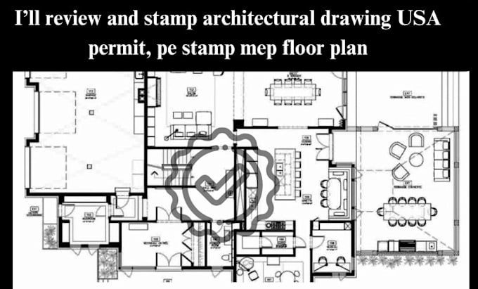 Do architectural drawing, pe stamp for city permit for alabama texas ...