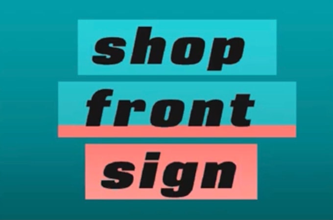 Amazing shop front sign, store front, window graphics, signage, vinyl ...