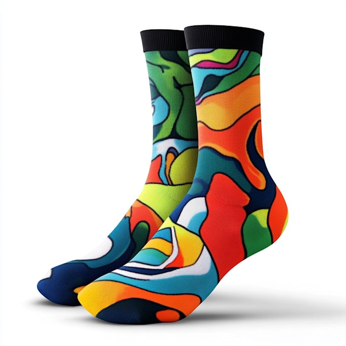 Draw a unique socks design for your brand by Kellanjacobs | Fiverr
