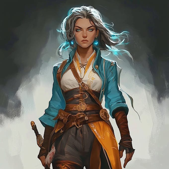 Draw a fantasy, dnd character illustration by Wardaistani | Fiverr