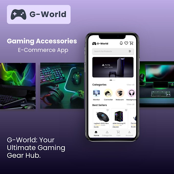 Good at making unique and creative ui design by Jeenal_hc | Fiverr