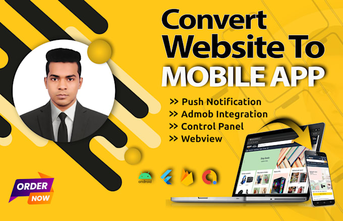 Convert website to android app, site to webview android app development by Abdulazizmia01 | Fiverr