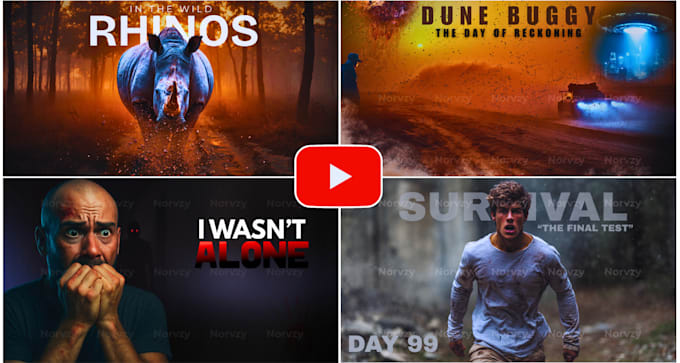 Design click worthy youtube thumbnails for content creators by ...