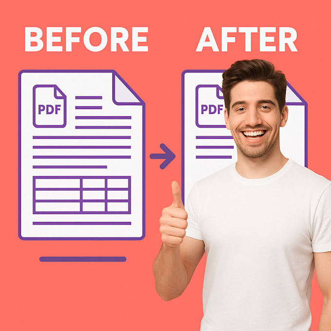 Format, fix layout, and improve your pdf document professionally by Gskolind | Fiverr