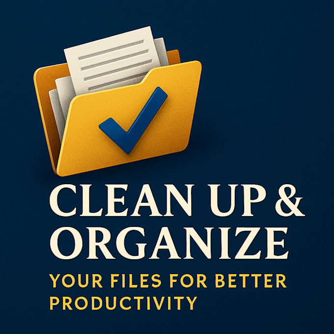 Clean up and organize your files for better productivity by ...