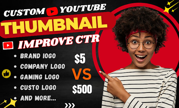 Design amazing youtube thumbnail that attract viewers by Olaitan_experti | Fiverr