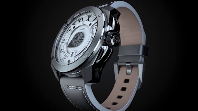 Do 3d mechanical watch movement animation 3d exploded view watch ...